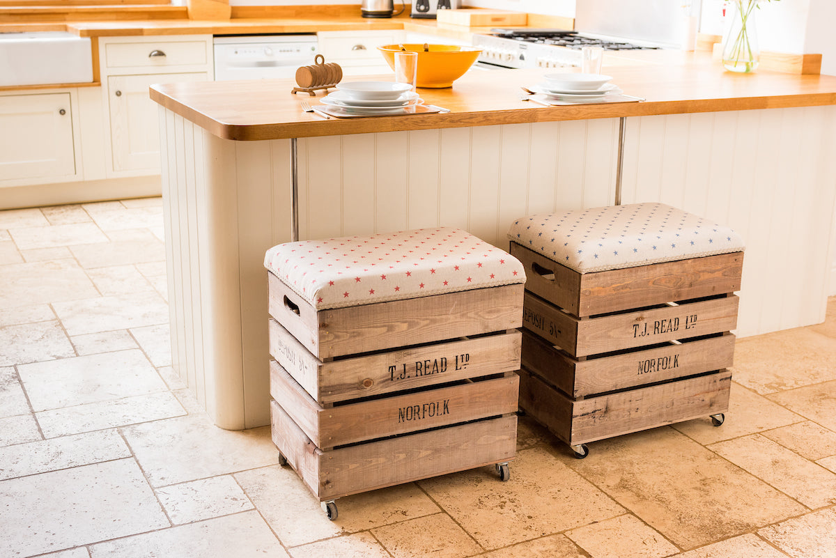 Tiffany Jayne makers of apple crate furniture.